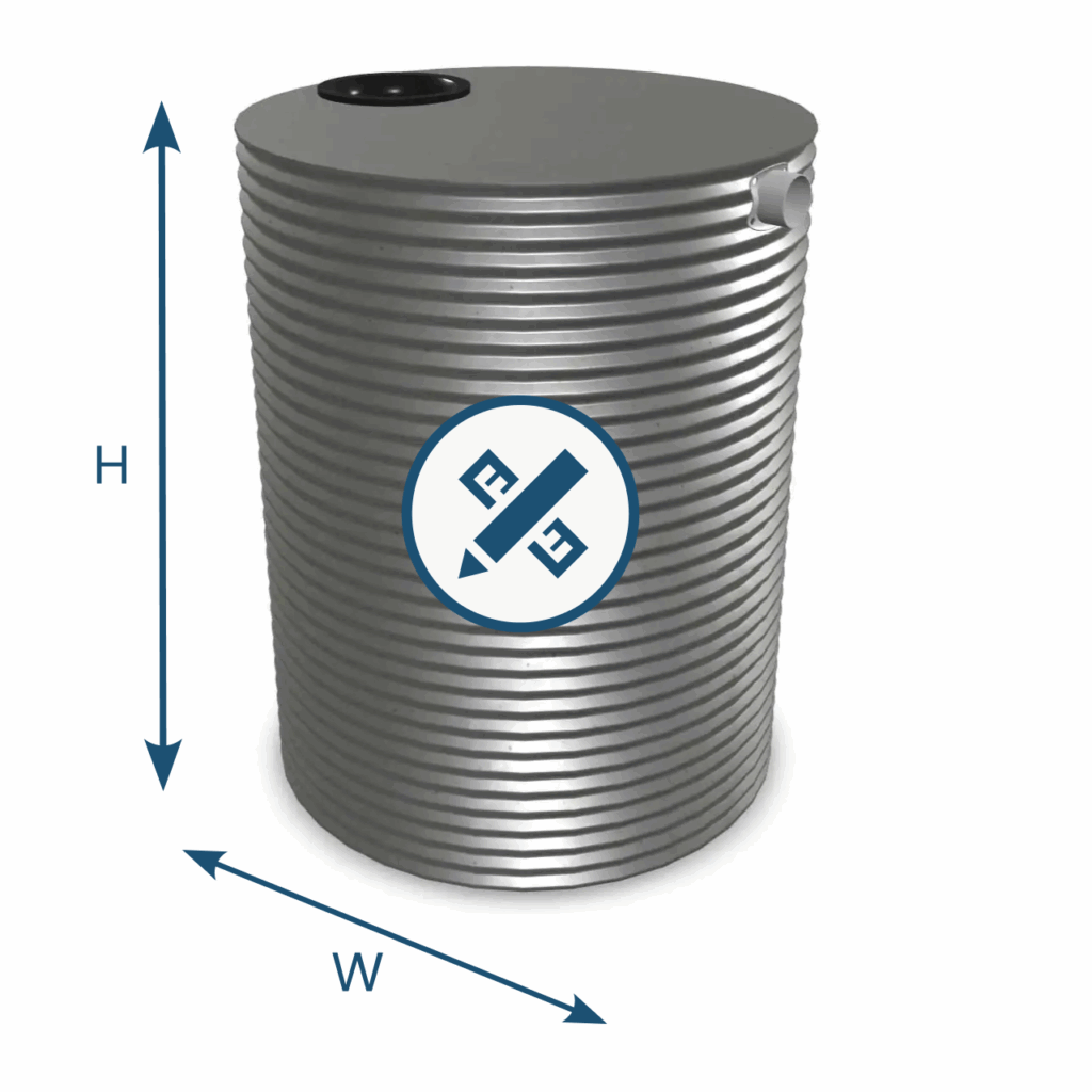 Round Water Tanks | Corrugated Steel | NZ Made - Tanksalot