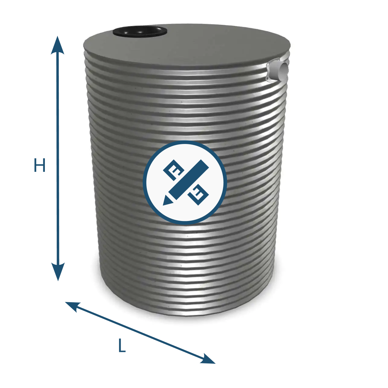 Custom Water Tanks NZ | Round | Corrugated Steel | Tanksalot